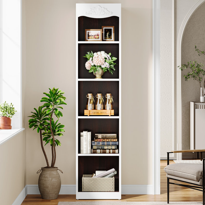 Winston Porter Conaill 70.87 Inch Tall Narrow Bookcase Wayfair
